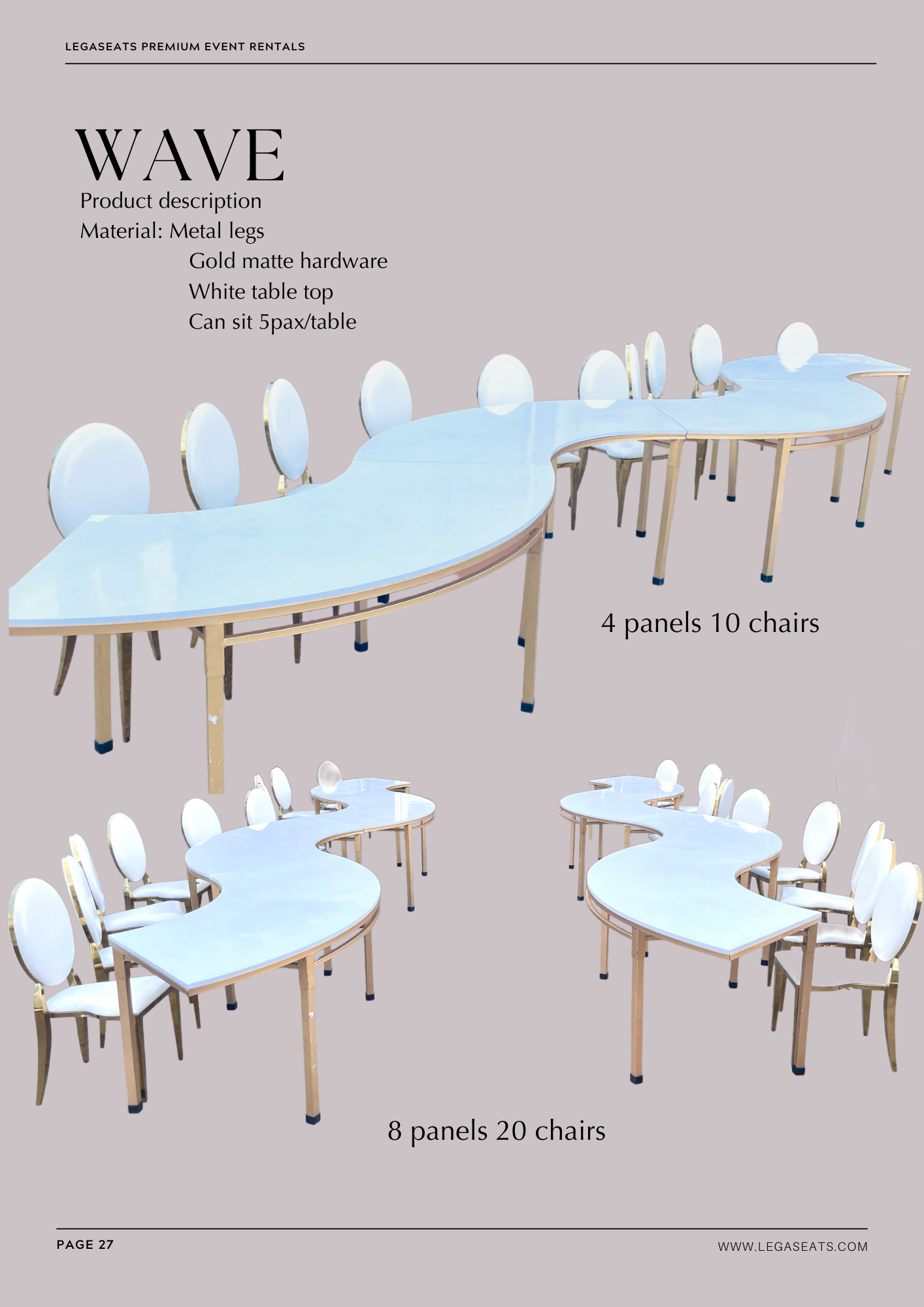 Basic and VIP Adult Rentals – Legaseats