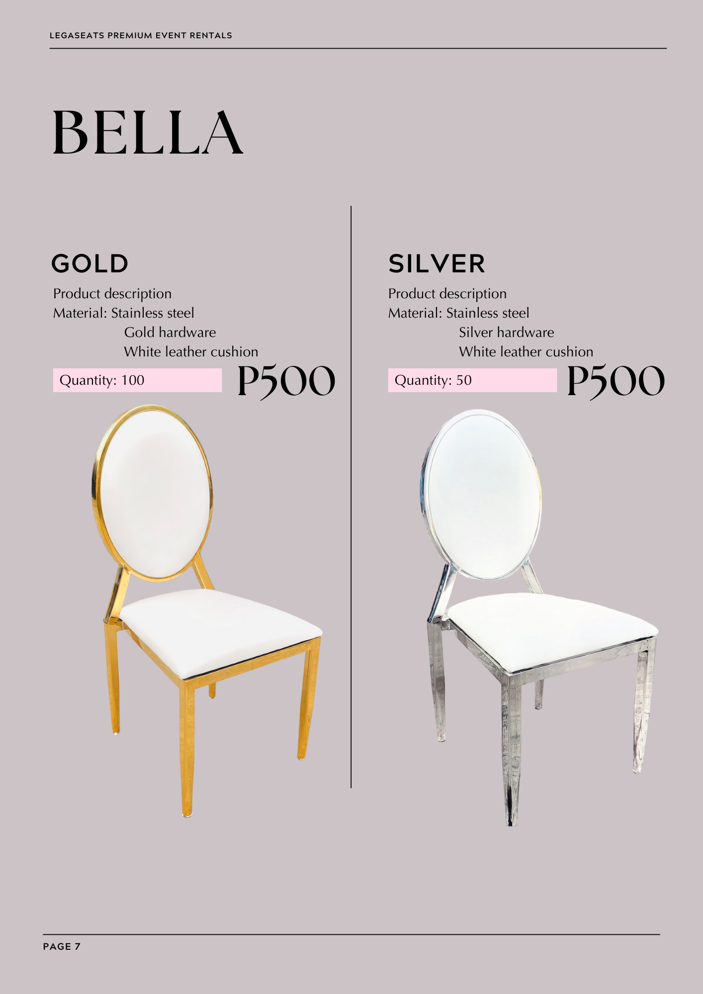 Basic and VIP Adult Rentals – Legaseats